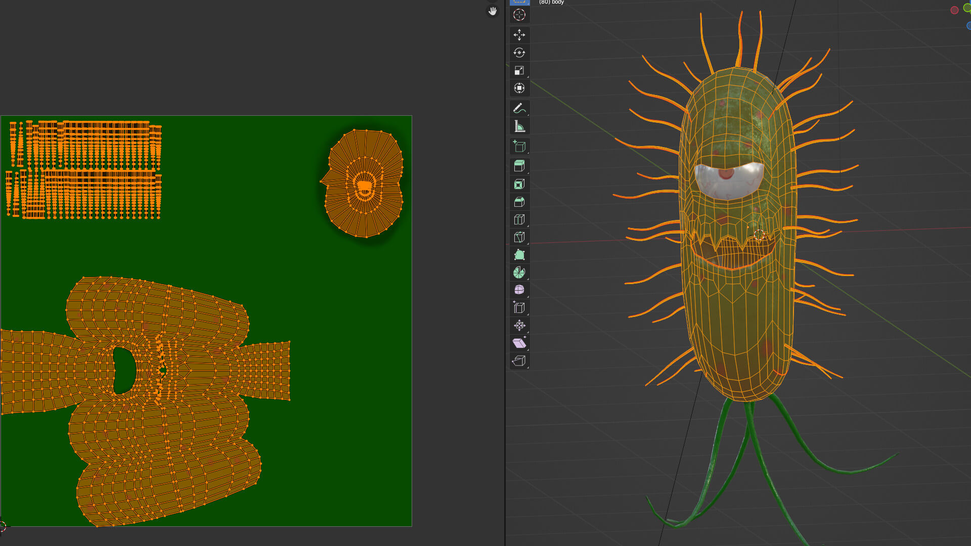 Microbe 1 - 3D Model by Petar Doychev