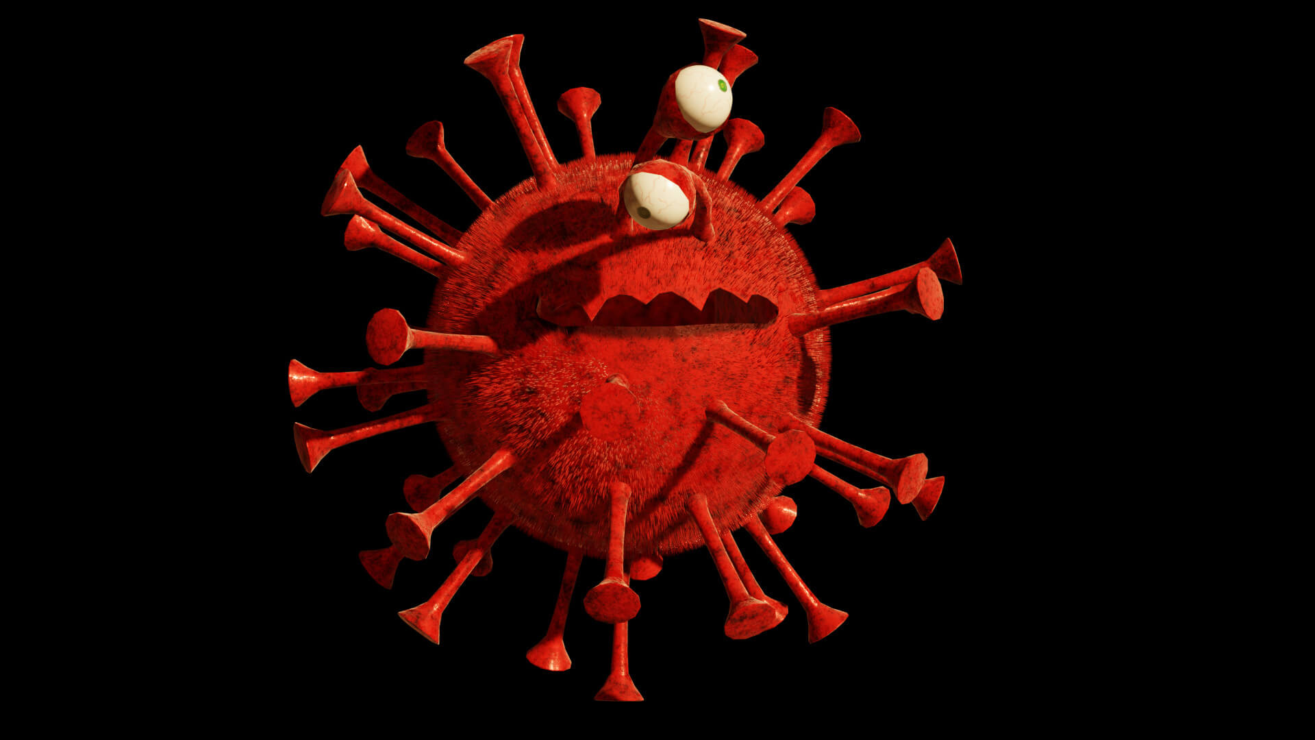 Microbe 2 - 3D Model by Petar Doychev