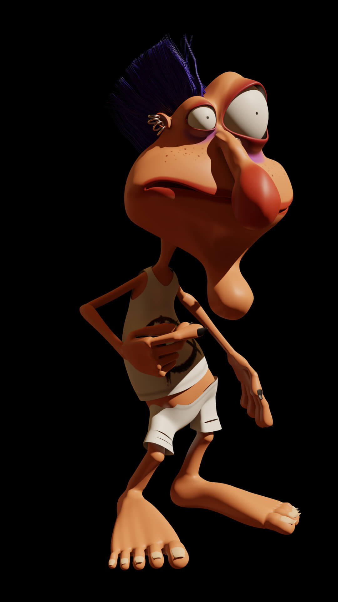 Punk Man - 3D Model by Petar Doychev