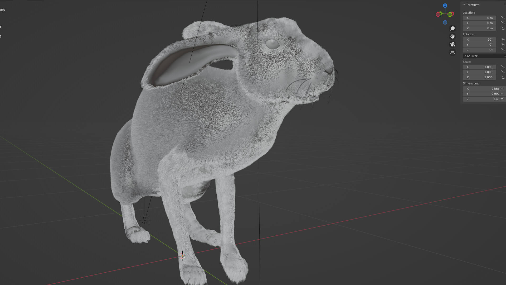 Rabbit - 3D Model by Petar Doychev