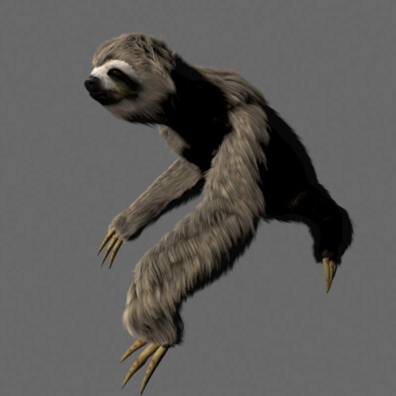 Sloth - 3D Model by Petar Doychev