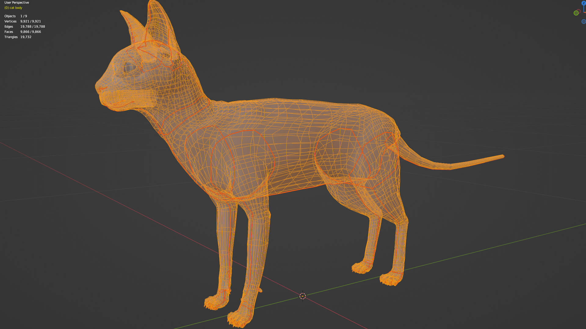 Sphynx Cat - 3D Model by Petar Doychev