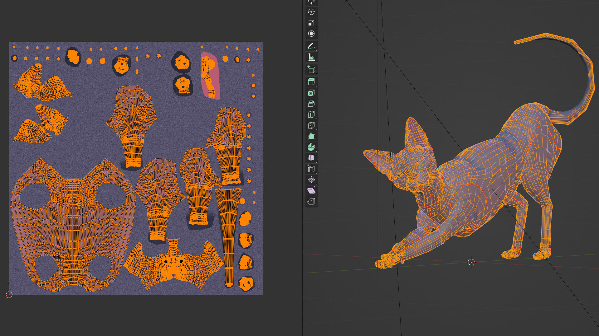 Sphynx Cat - 3D Model by Petar Doychev