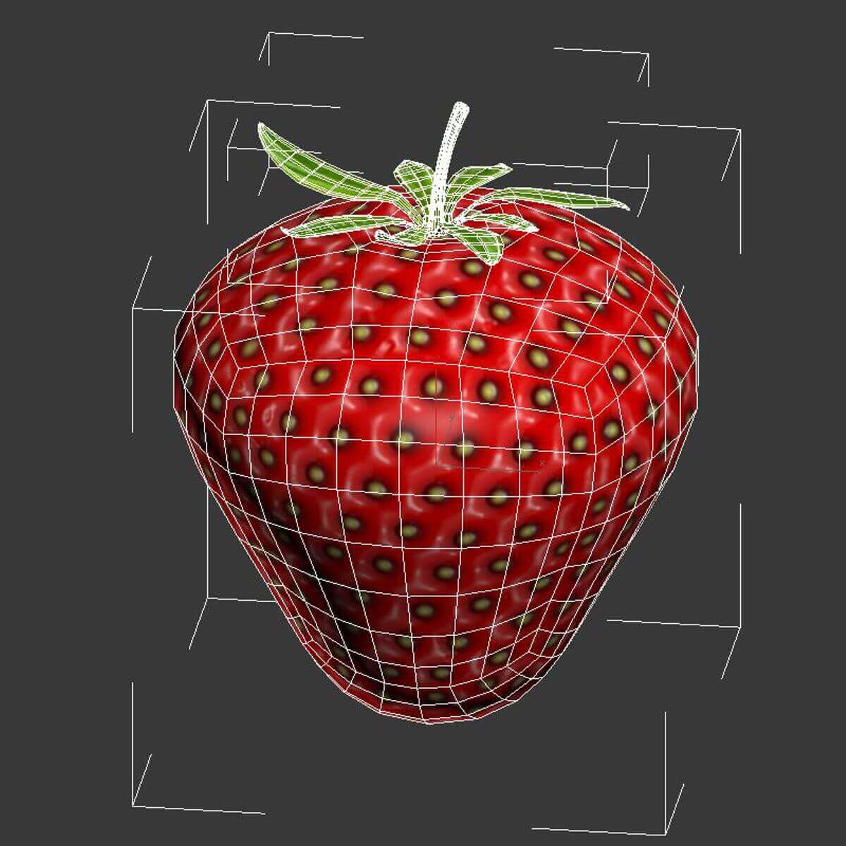 Strawberry - 3D Model by Petar Doychev