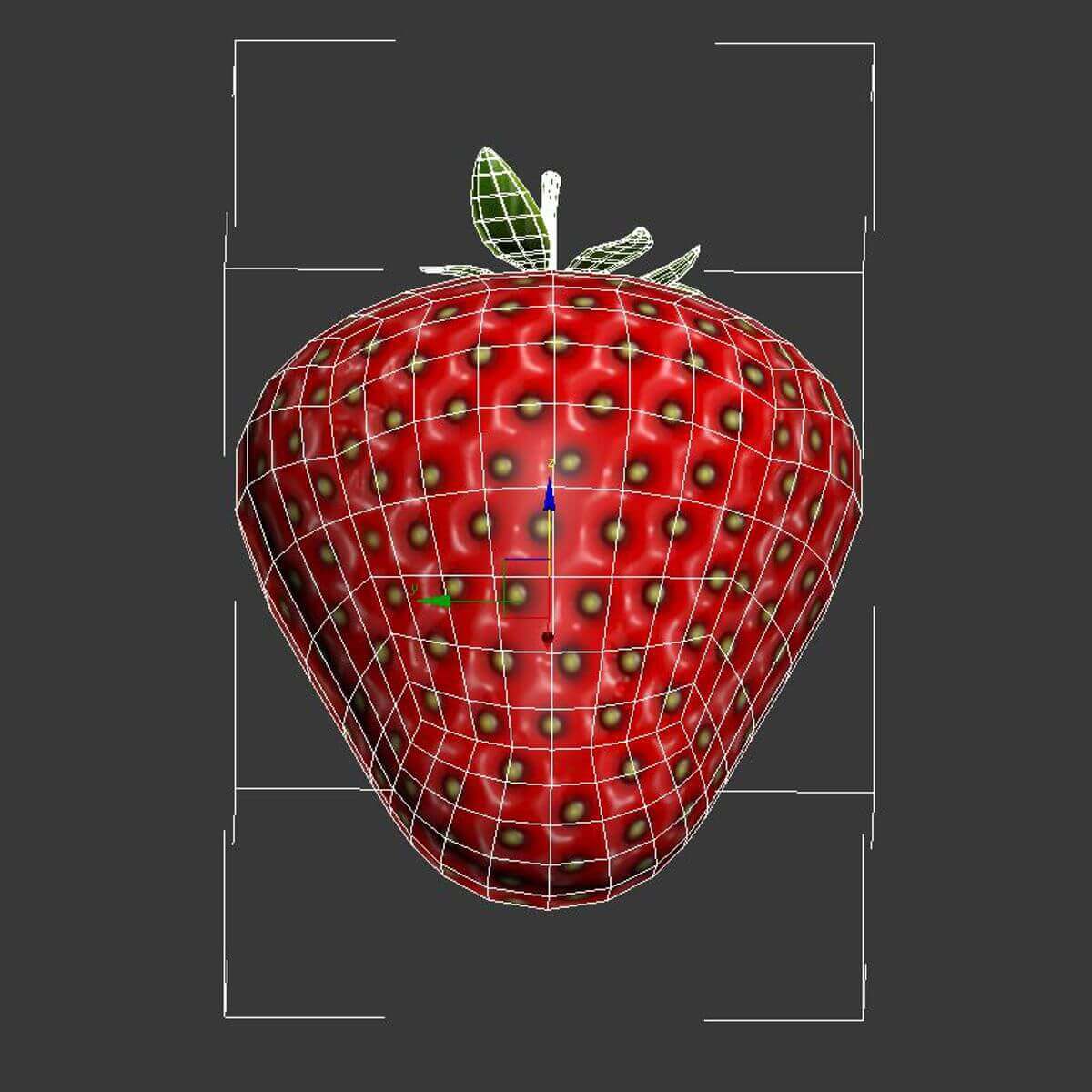Strawberry - 3D Model by Petar Doychev