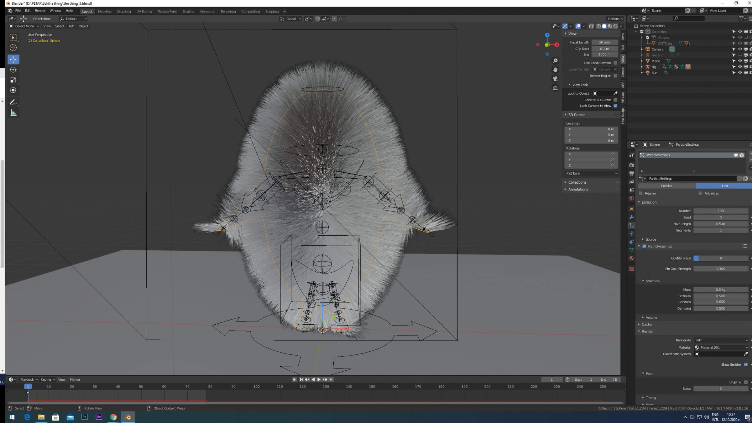 The Thing - 3D Model by Petar Doychev