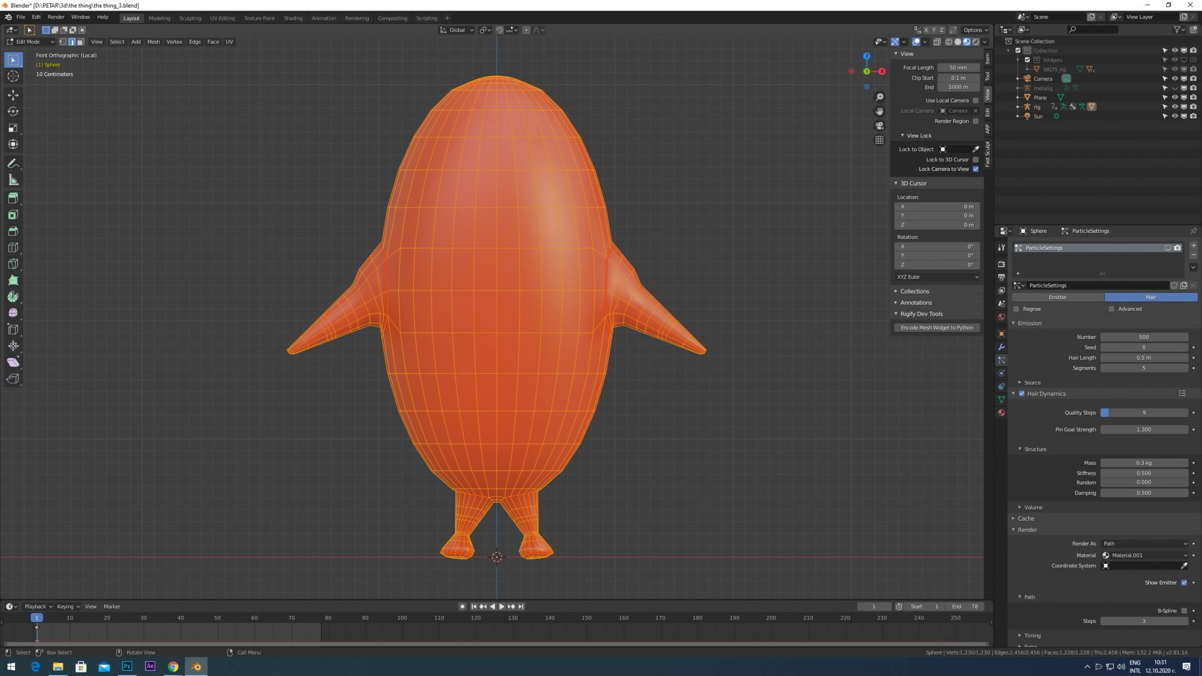 The Thing - 3D Model by Petar Doychev