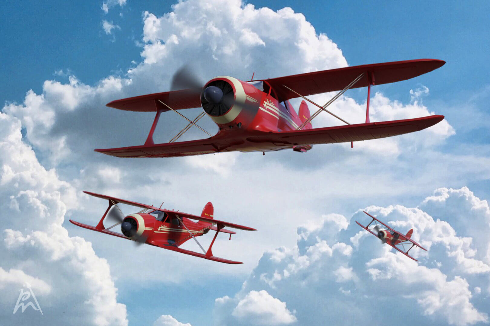 Formation 3D Render, Digital Art by Petege