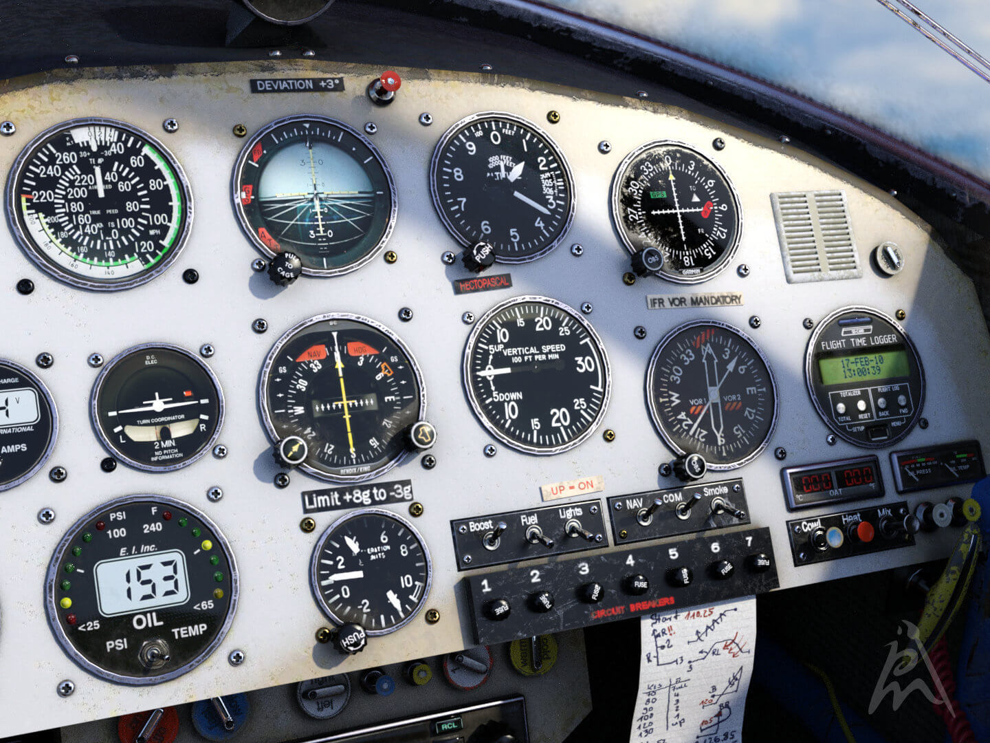 Pitts Special Stunt Plane 3D Render, Digital Art by Petege