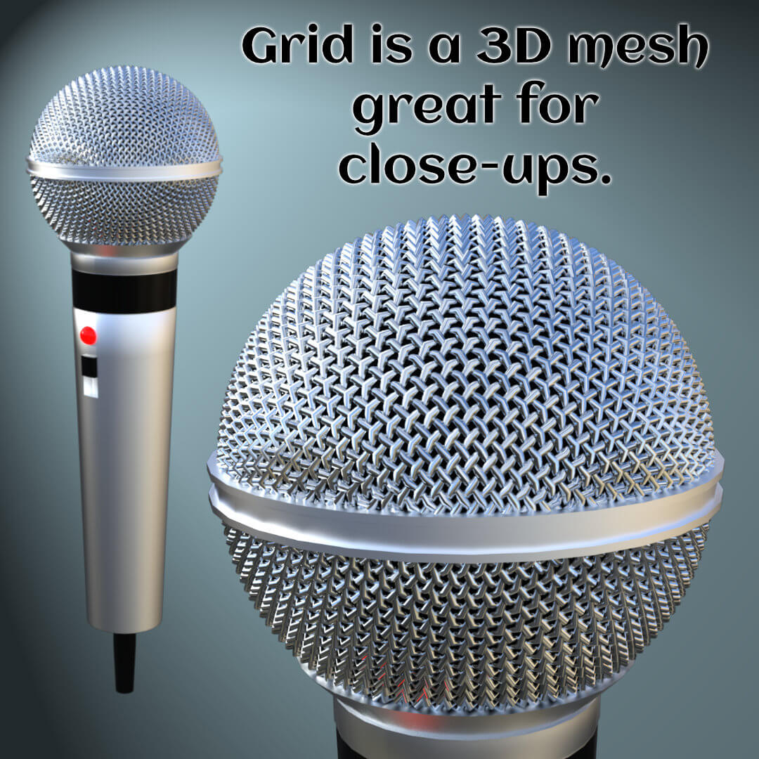 Microphone for DAZ Studio by Petege