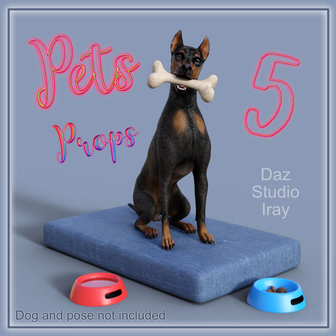 Pets Props for DAZ Studio by Petege