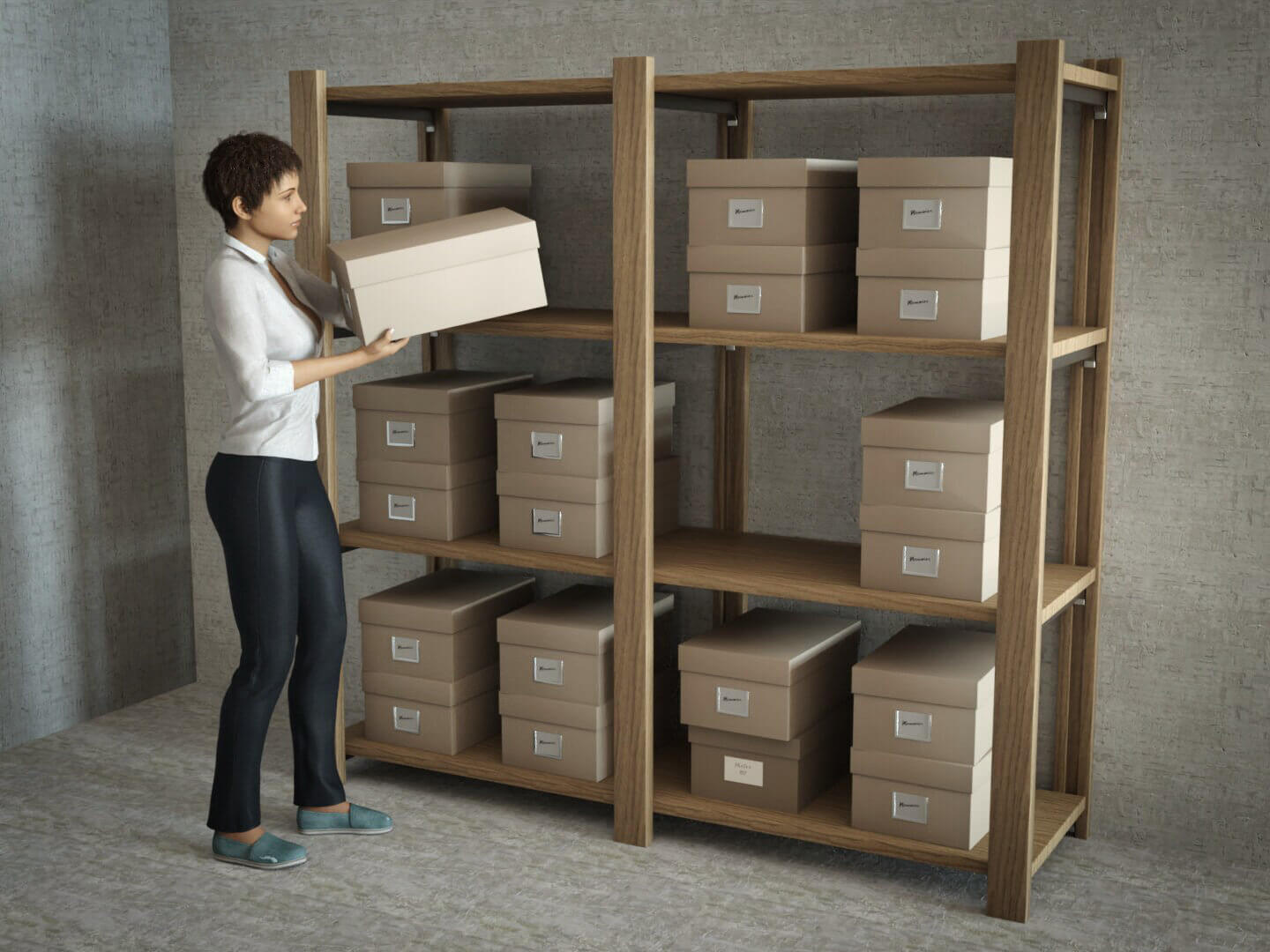 Shelf Unit for DAZ Studio by Petege