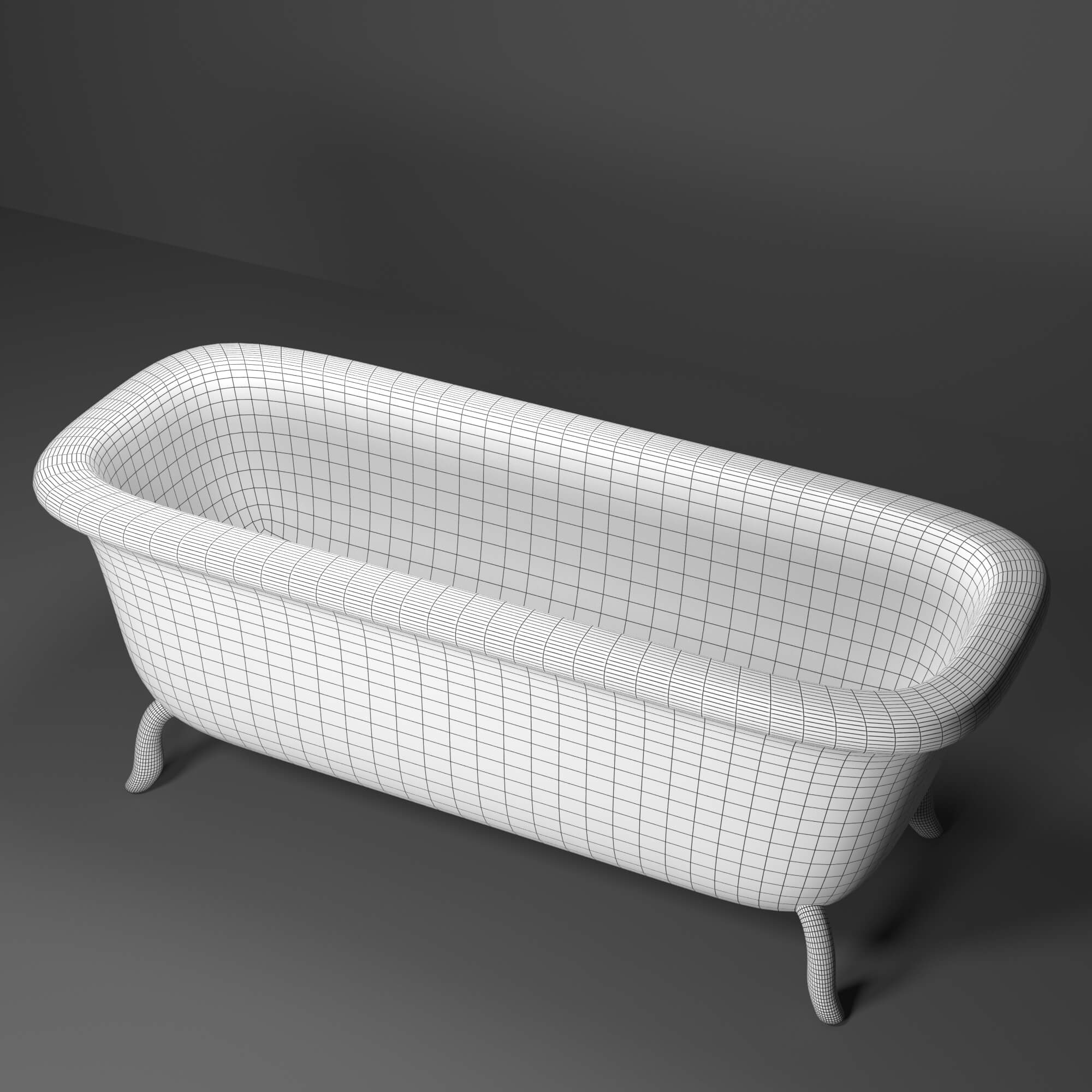 Bath With Foam and Bubbles - 3D Model by PetruninaNa
