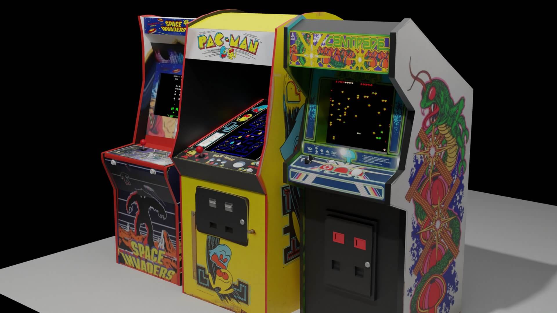 Arcade Games - 3D Model by petty_man