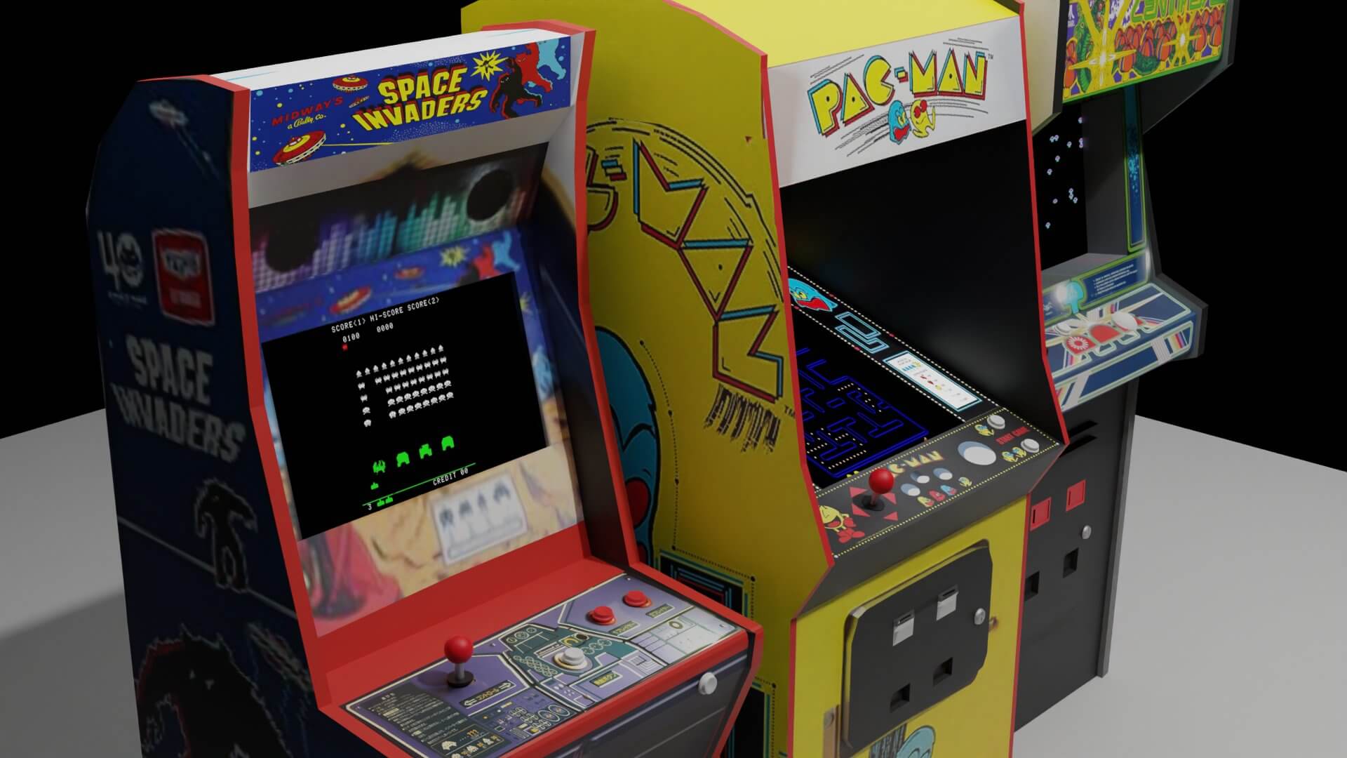 Arcade Games - 3D Model by petty_man