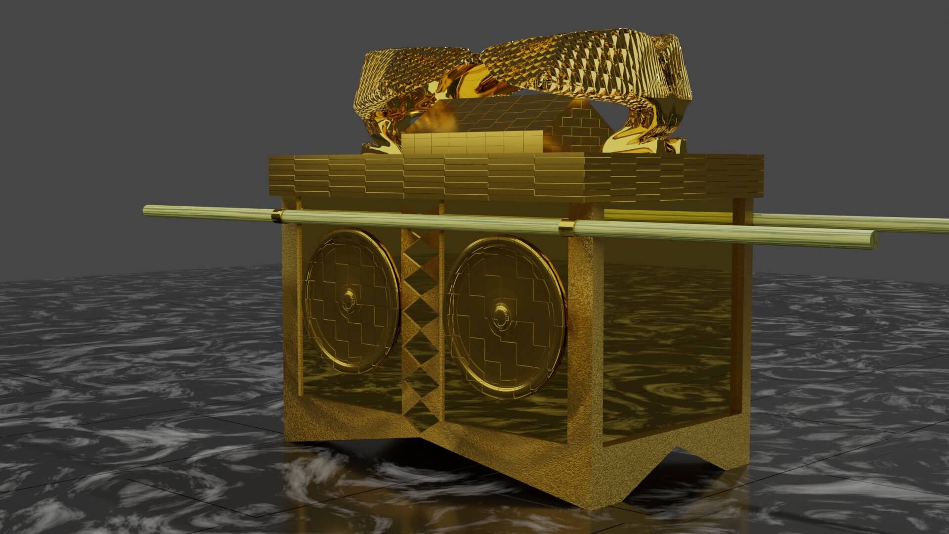 Ark of The Covenant - 3D Model by petty_man