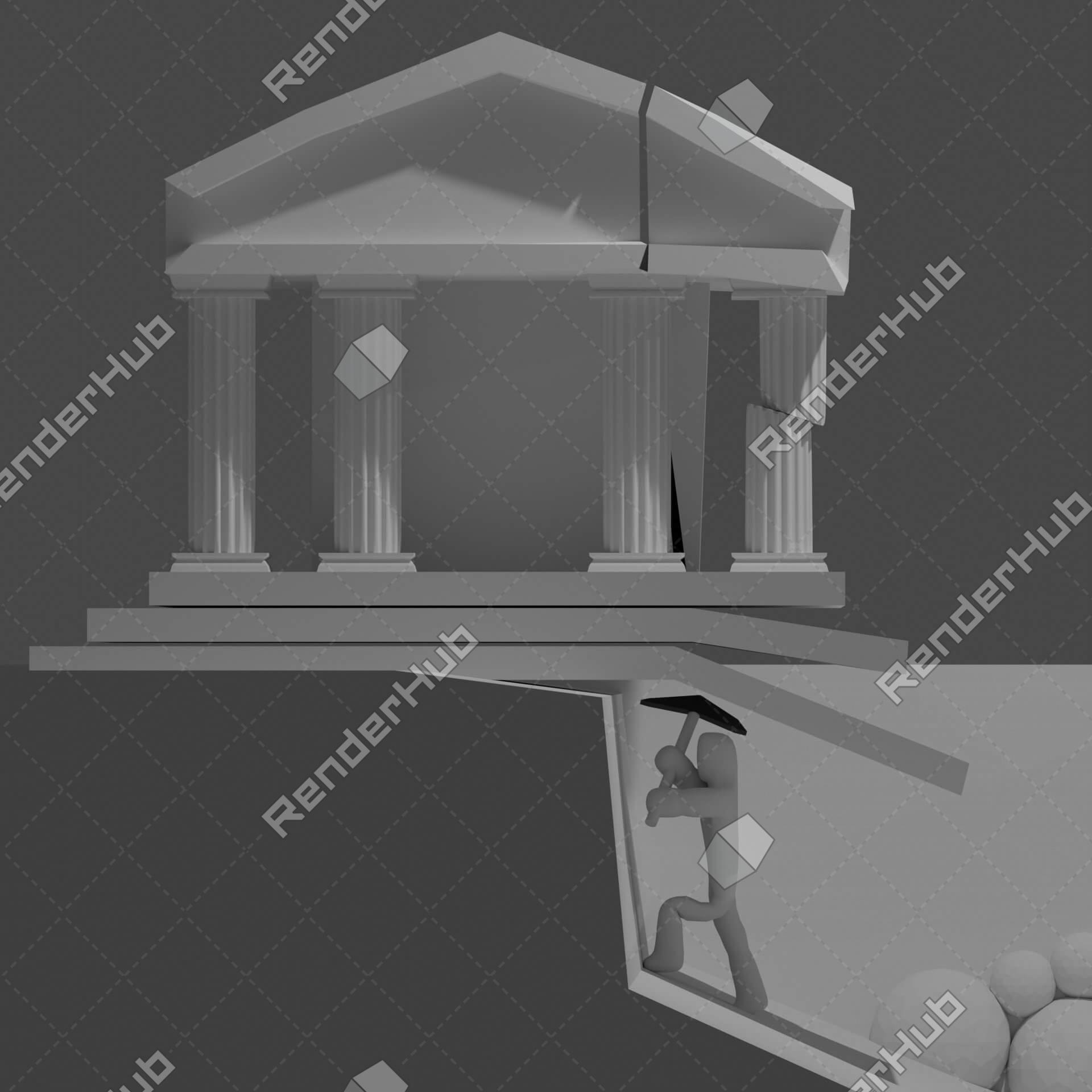 Banking Problems - Stock Image by petty_man