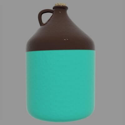 Booze Jug - 3D Model by petty_man