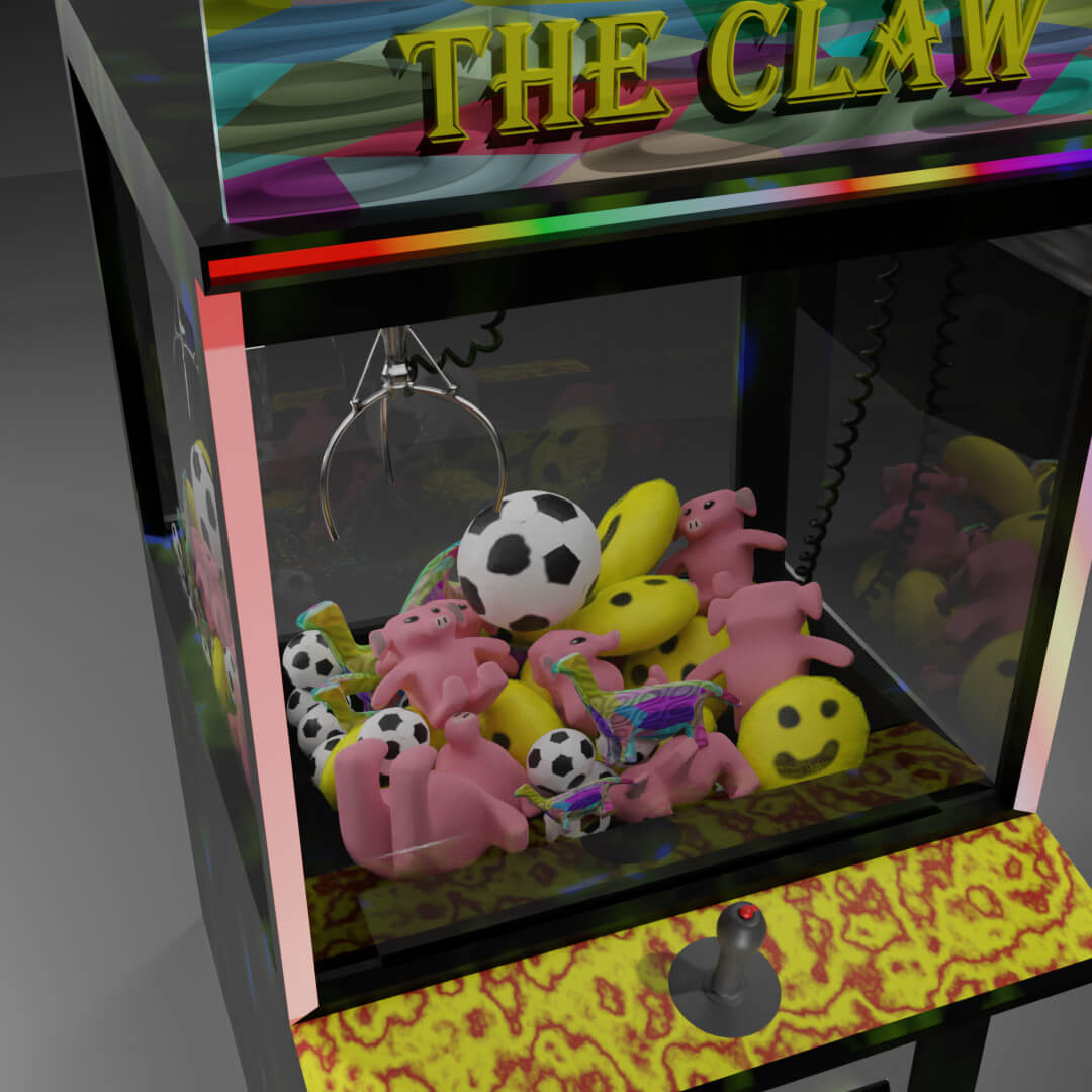 Claw Game Michine - 3D Model by petty_man