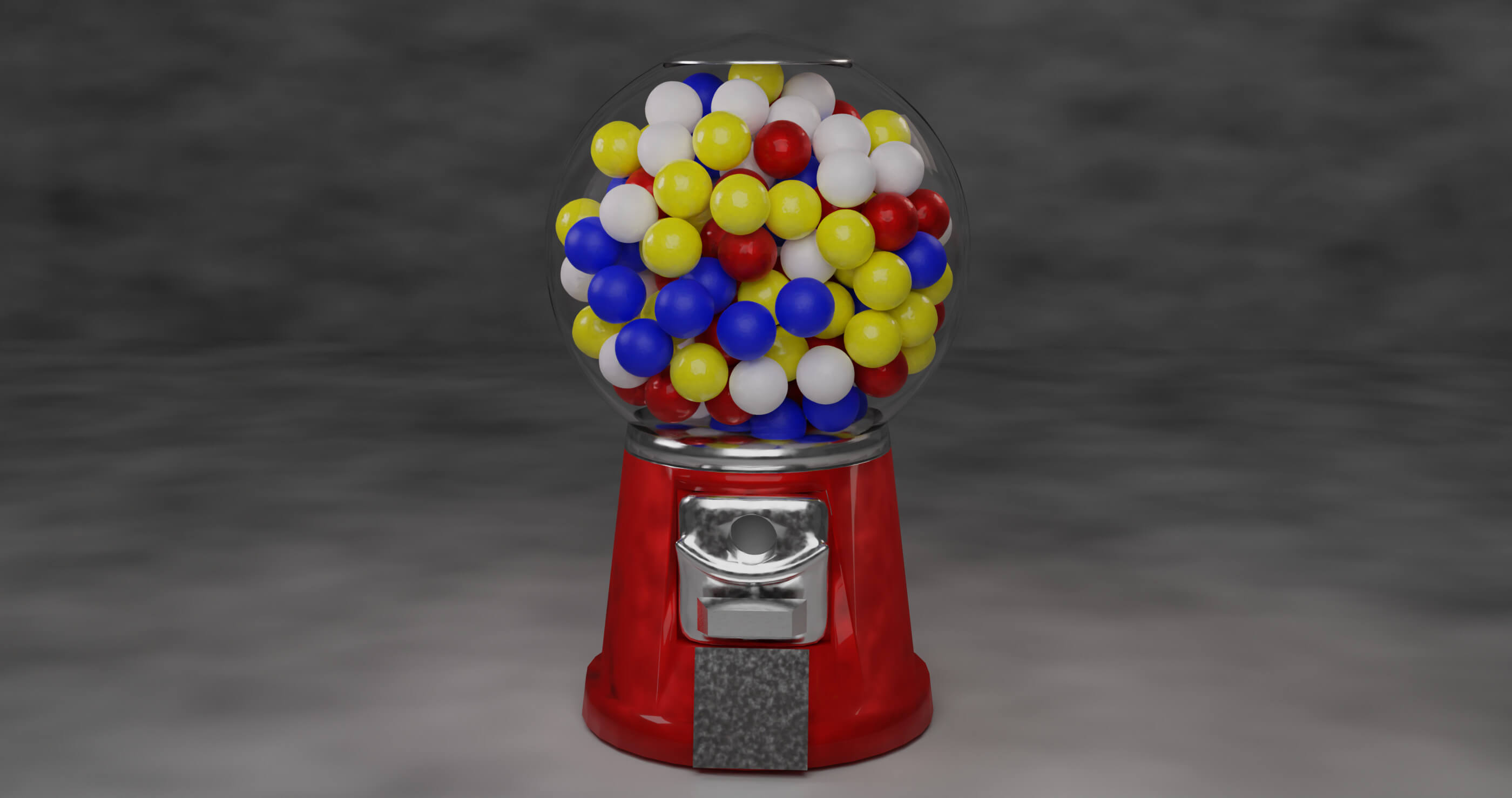 Gumball Machine - 3D Model by petty_man