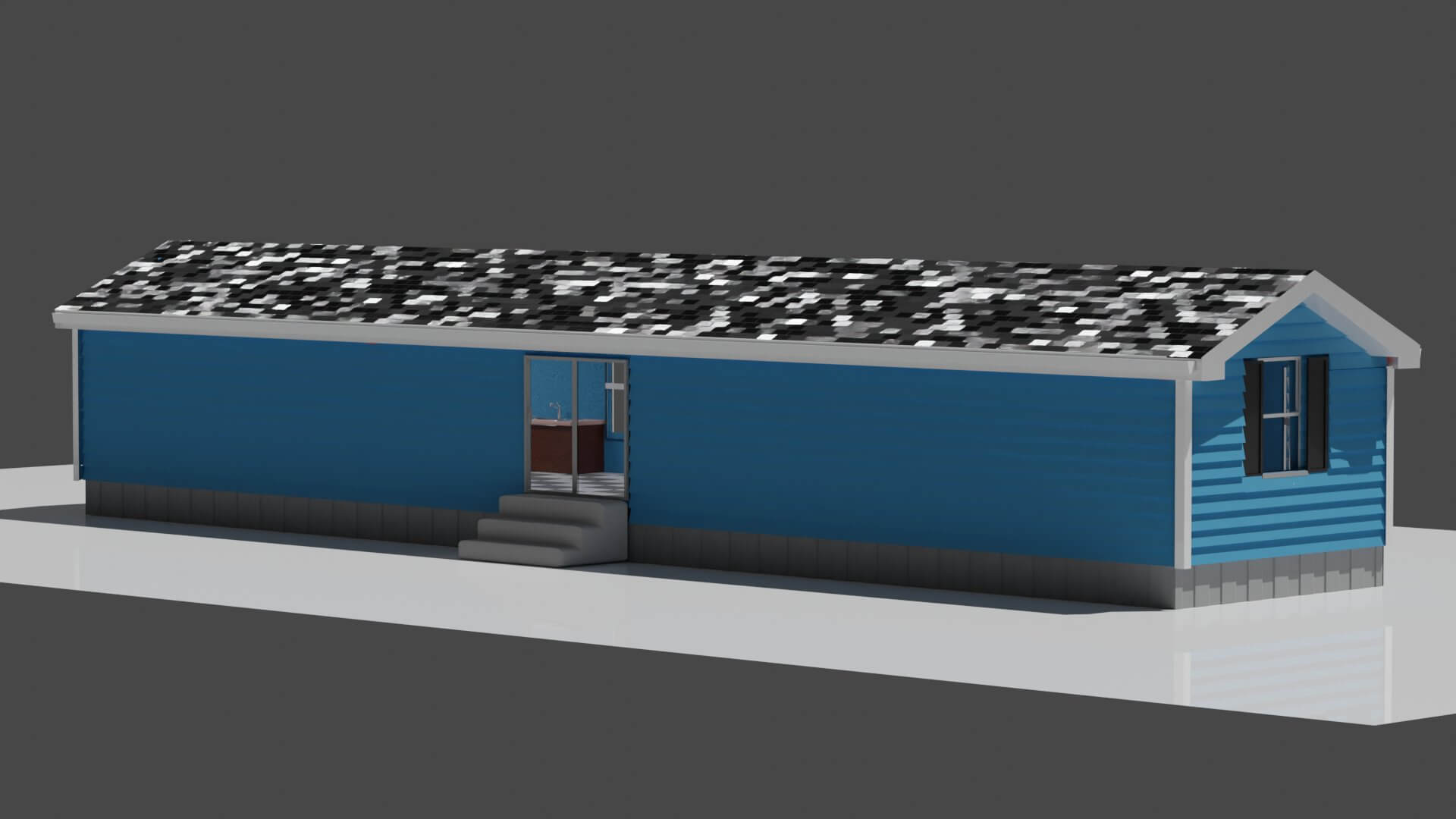 Mobile Home - 3D Model by petty_man