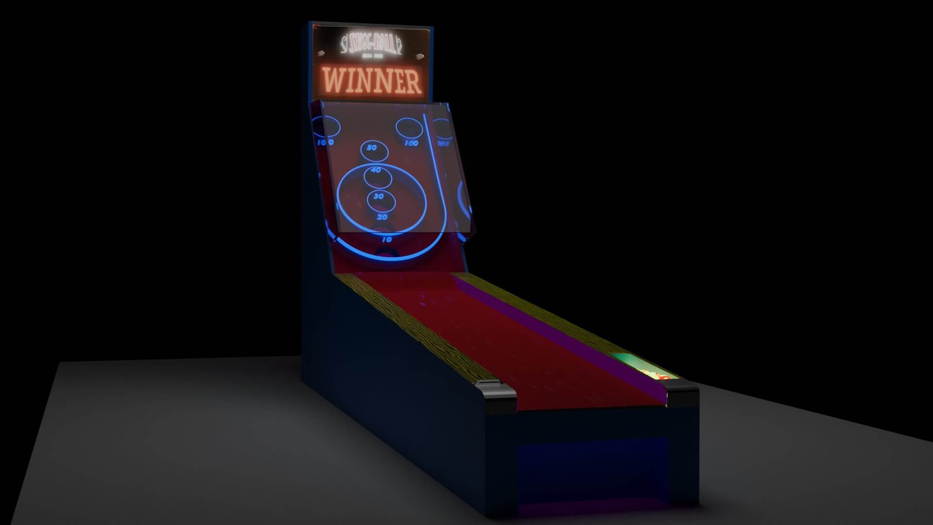 Skee Ball - 3D Model by petty_man