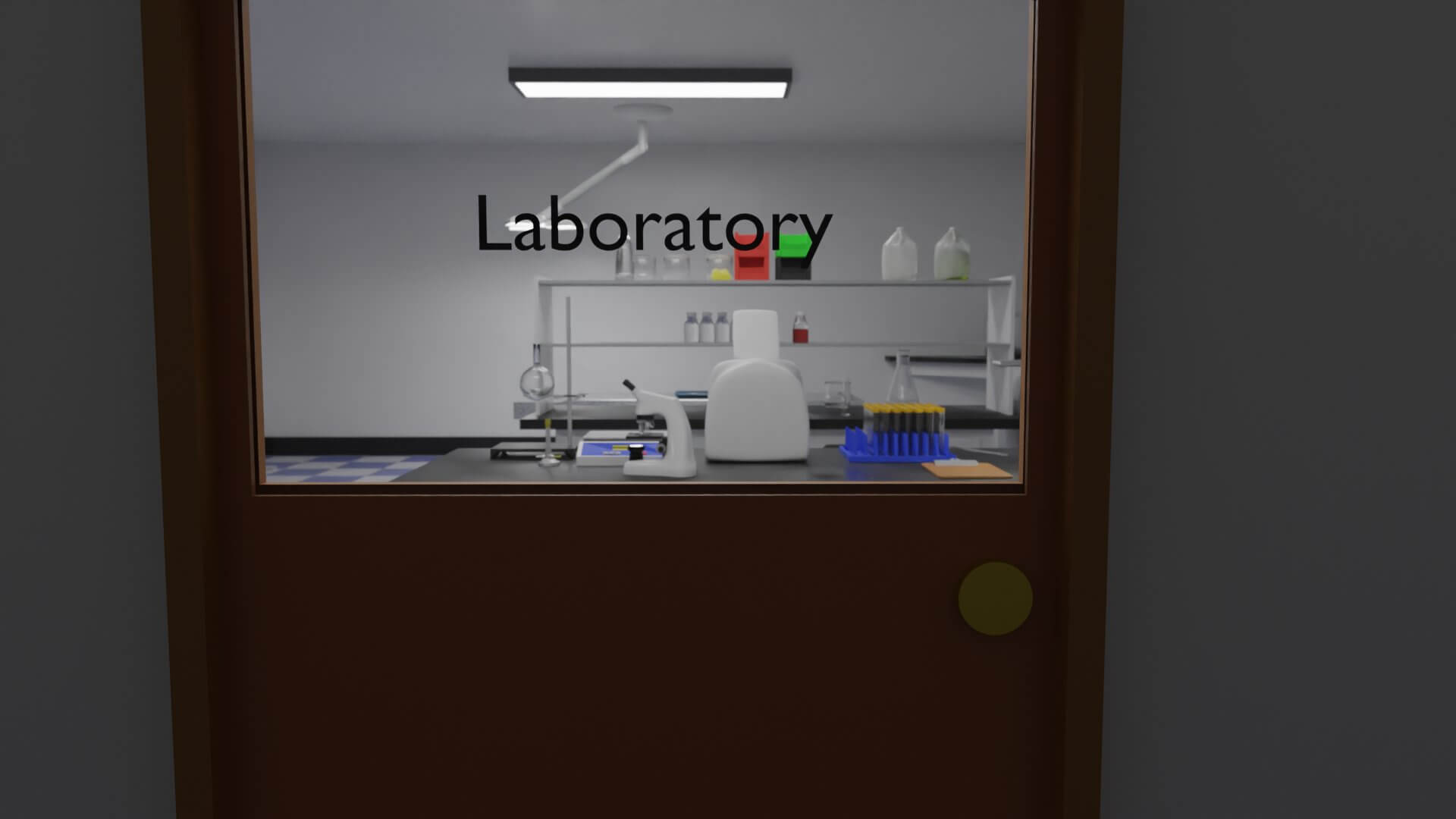 Small Laboratory - 3D Model by petty_man
