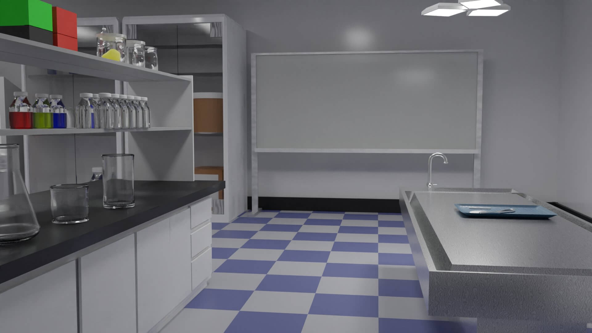 Small Laboratory - 3D Model by petty_man