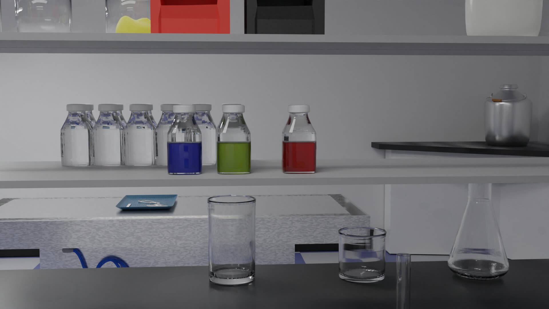 Small Laboratory - 3D Model by petty_man