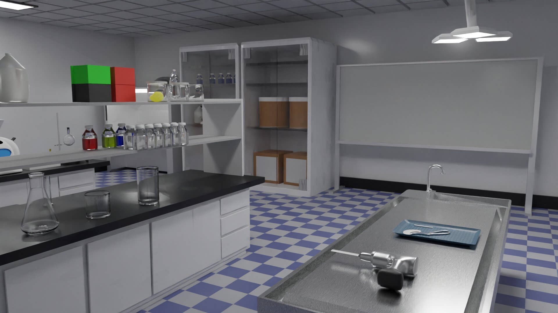Small Laboratory - 3D Model by petty_man