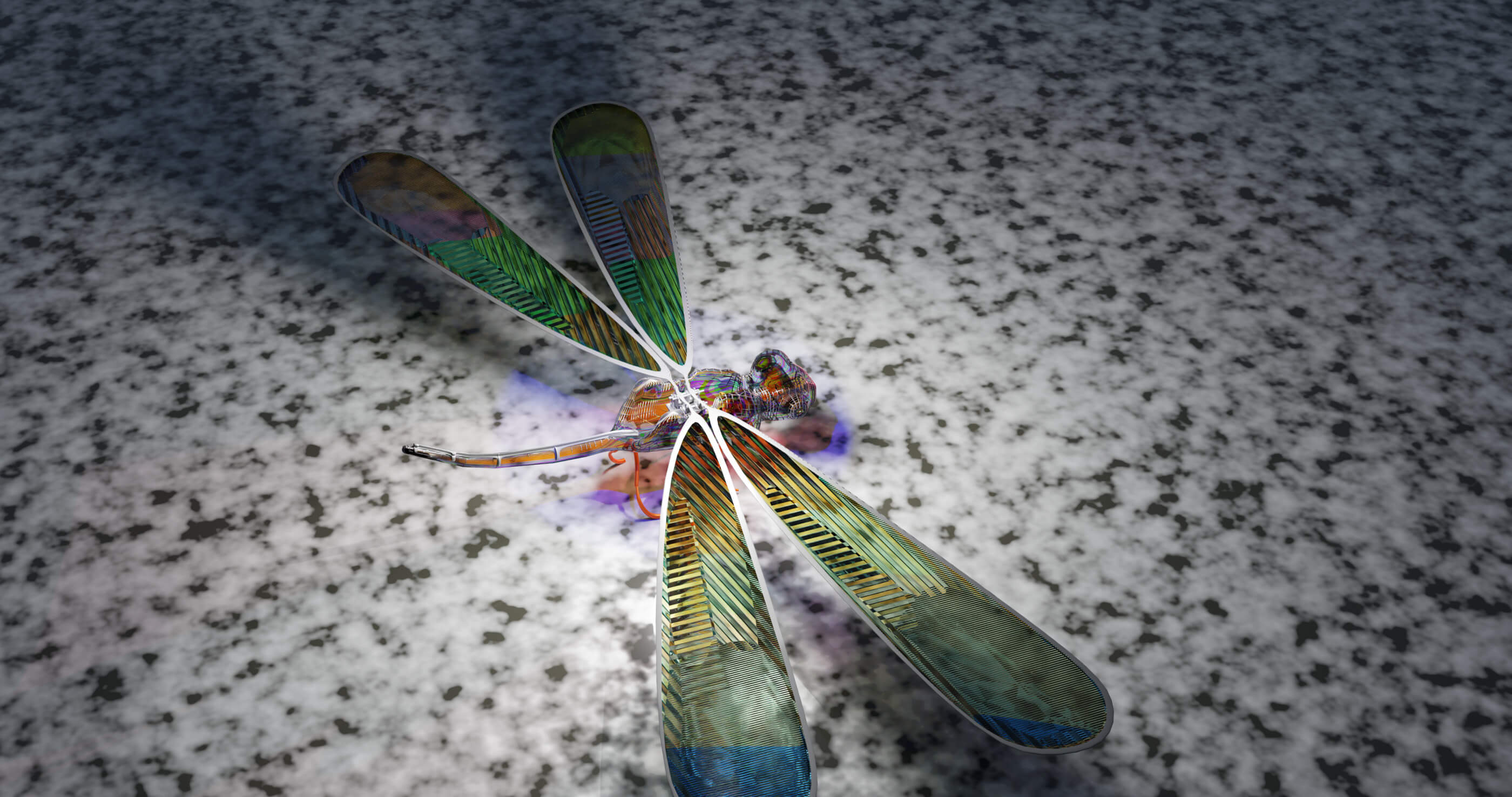 Steampunk Dragonfly - 3D Model by petty_man