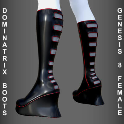 Dominatrix Boots for Genesis 8 F - Daz Content by PH3Dee