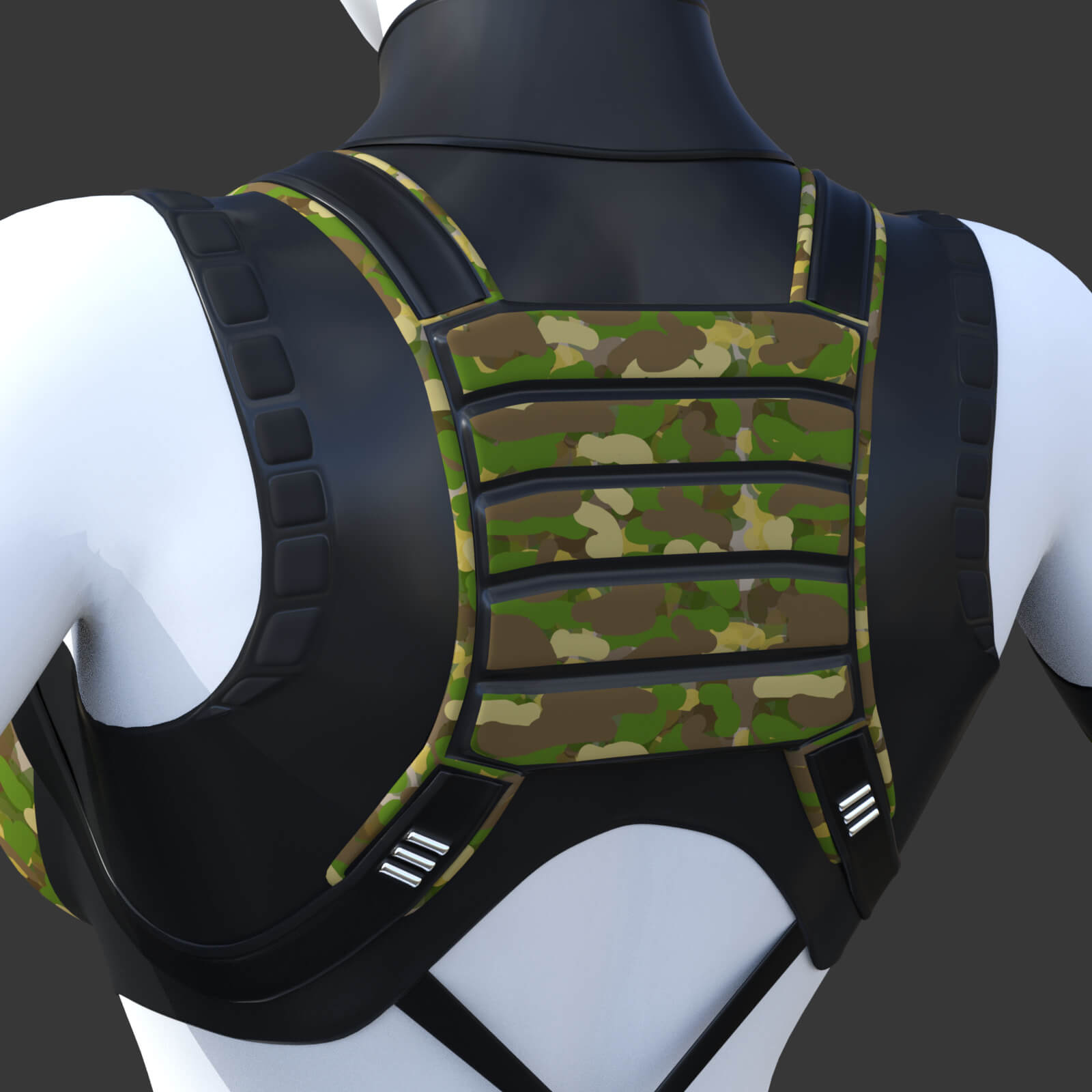Tactical Pack for Cyber Warrior Suit - Daz Content by PH3Dee