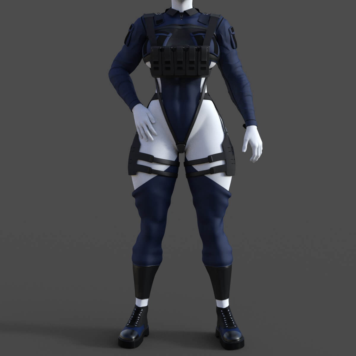 UberSoldier Outfit for Genesis 8 Females - Daz Content by PH3Dee