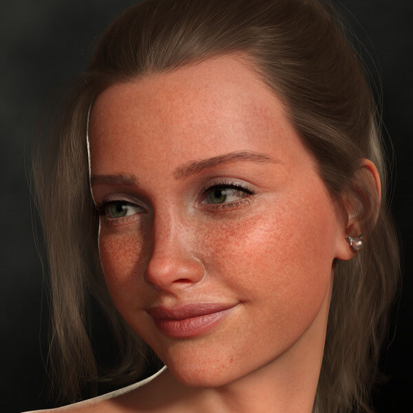 Portrait of Molly 3D Render | RenderHub Gallery