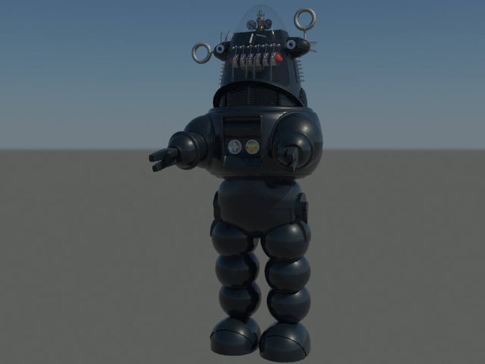 Robby the Robot 3D Render | RenderHub Gallery