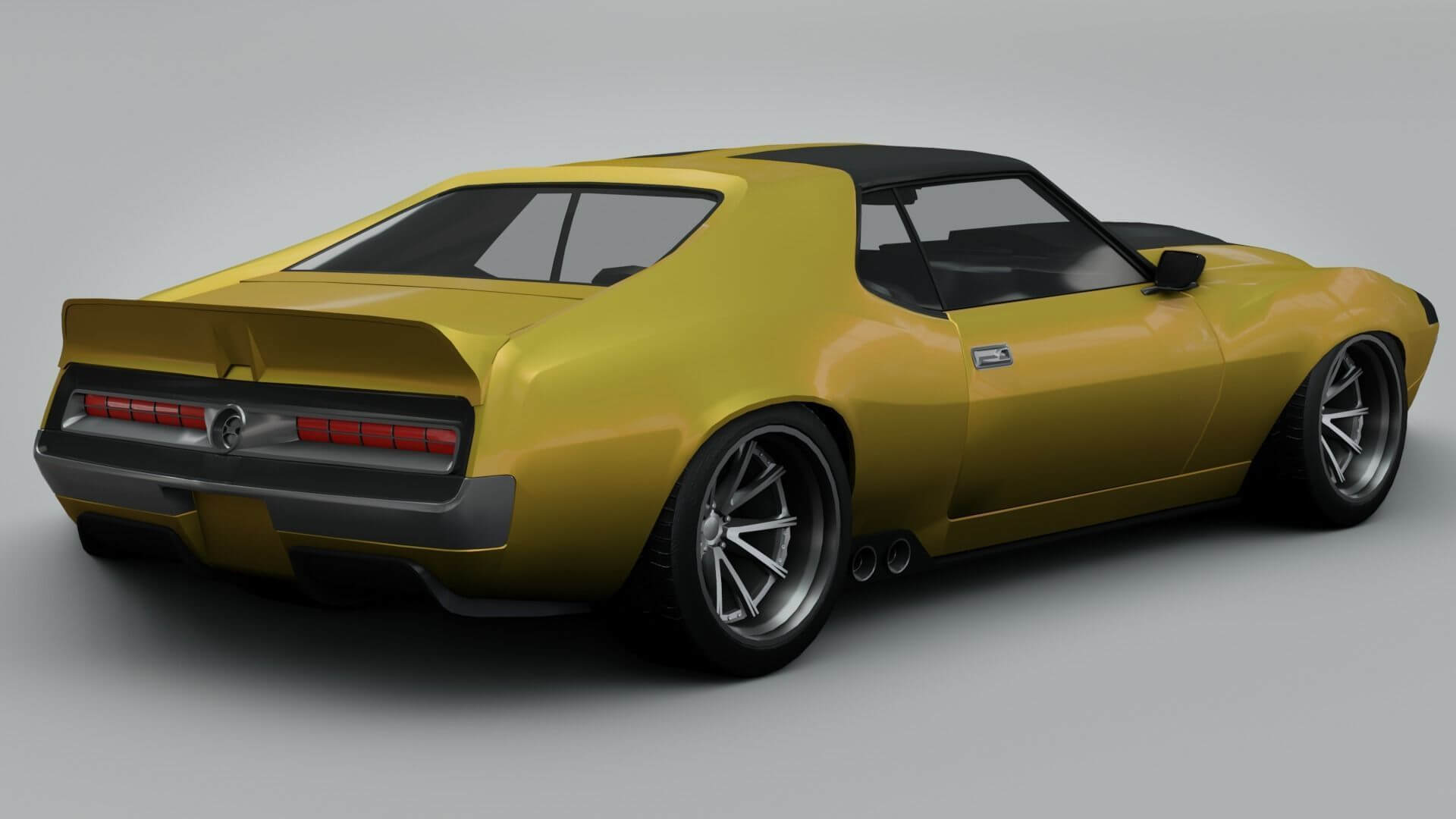 AMC Javelin Amx Ringbrothers Defiant 1972 - 3D Model by Phazan
