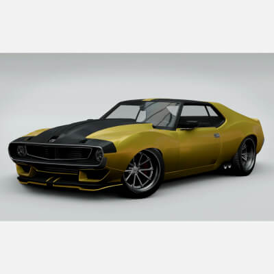 AMC Javelin Amx Ringbrothers Defiant 1972 - 3D Model by Phazan