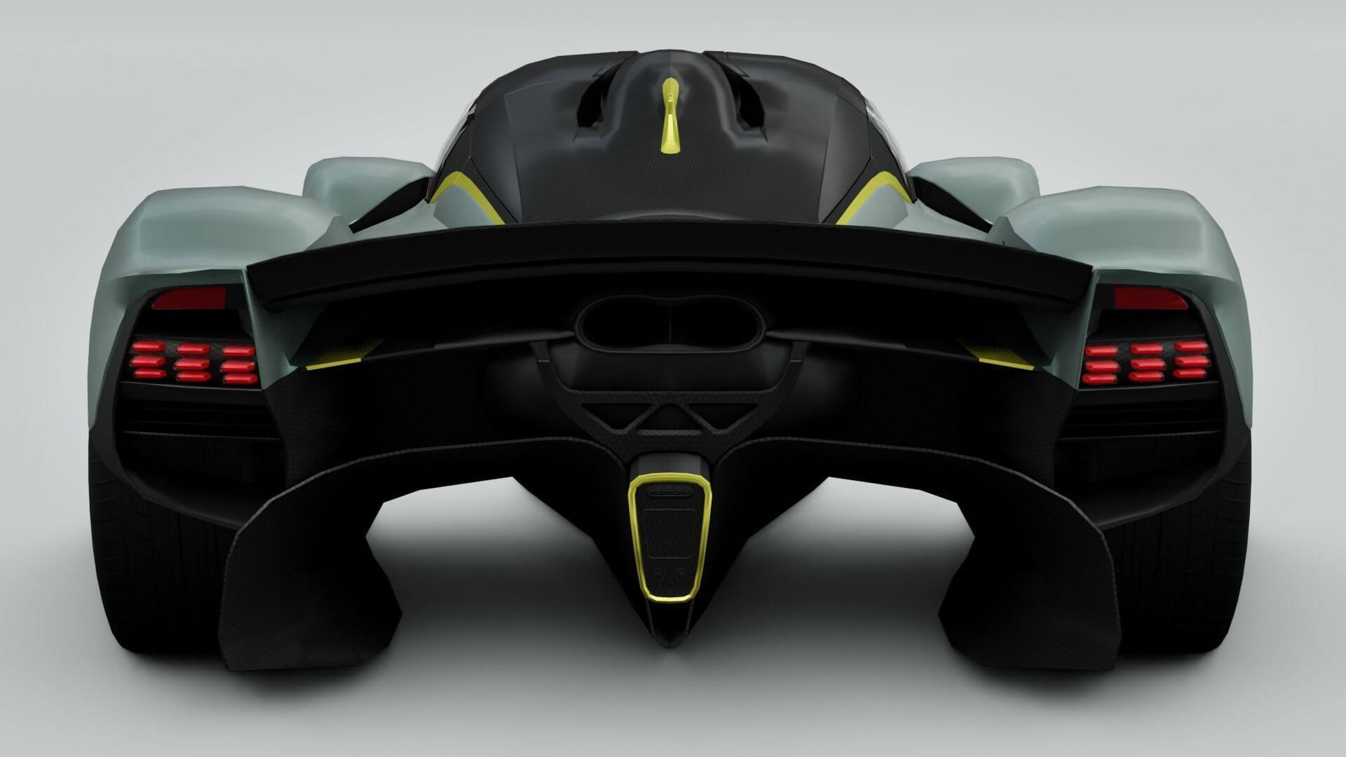 Aston Martin Valkyrie - 3D Model by Phazan