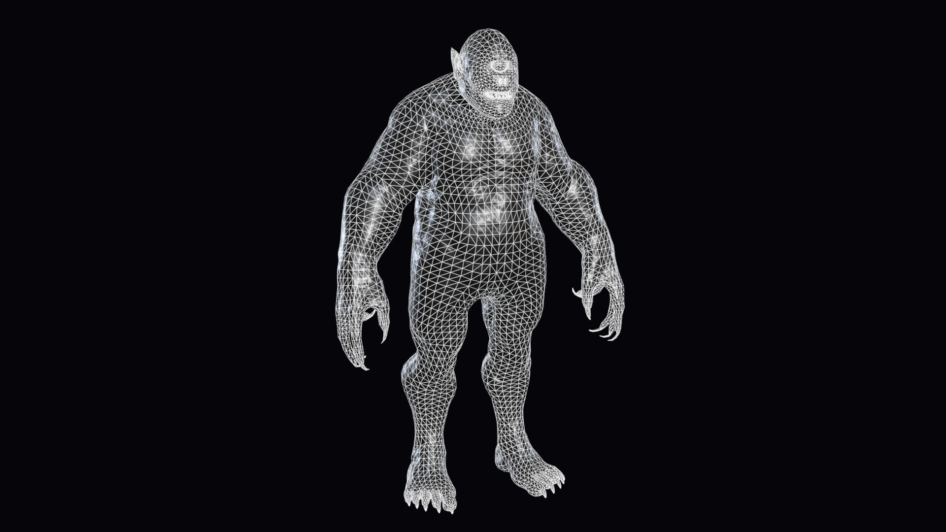 Big Cyclops Monster - 3D Model by Phazan