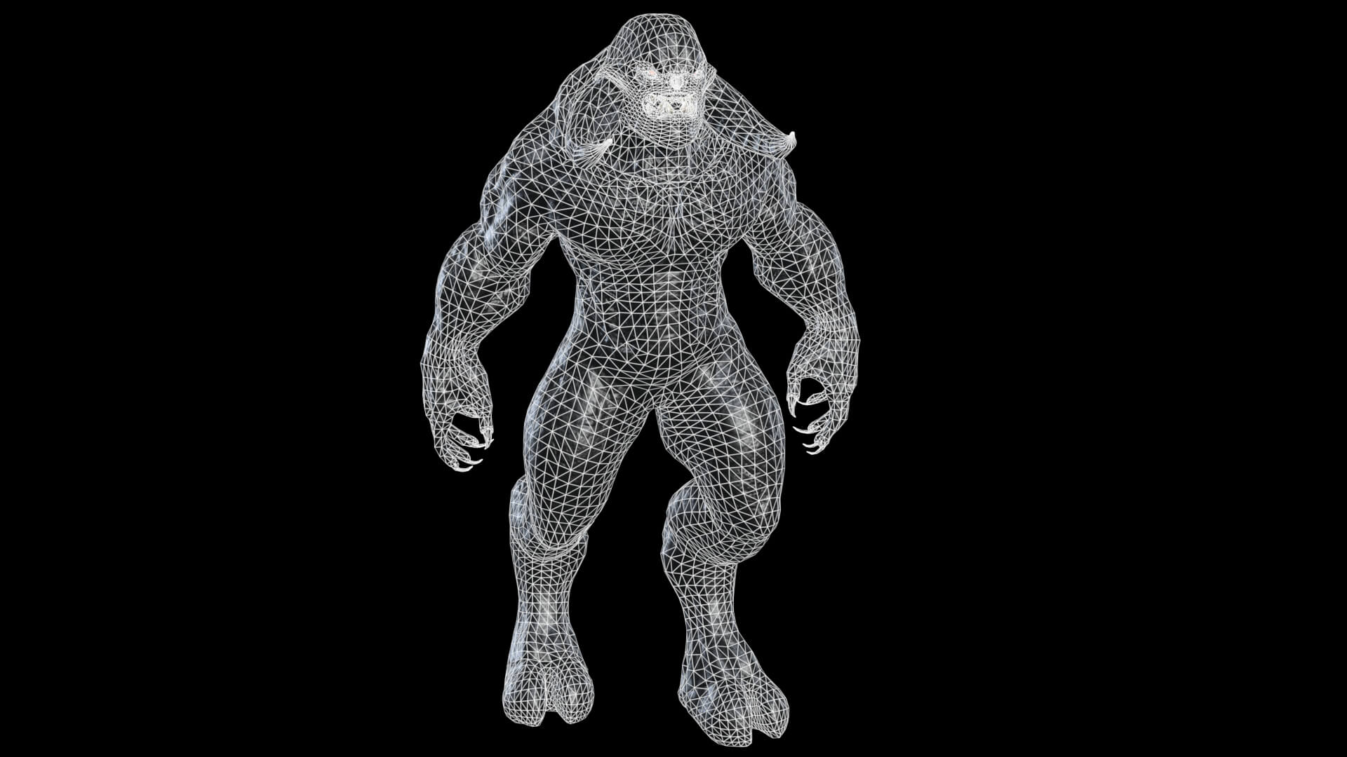 Big Demon 5 Monster - 3D Model by Phazan