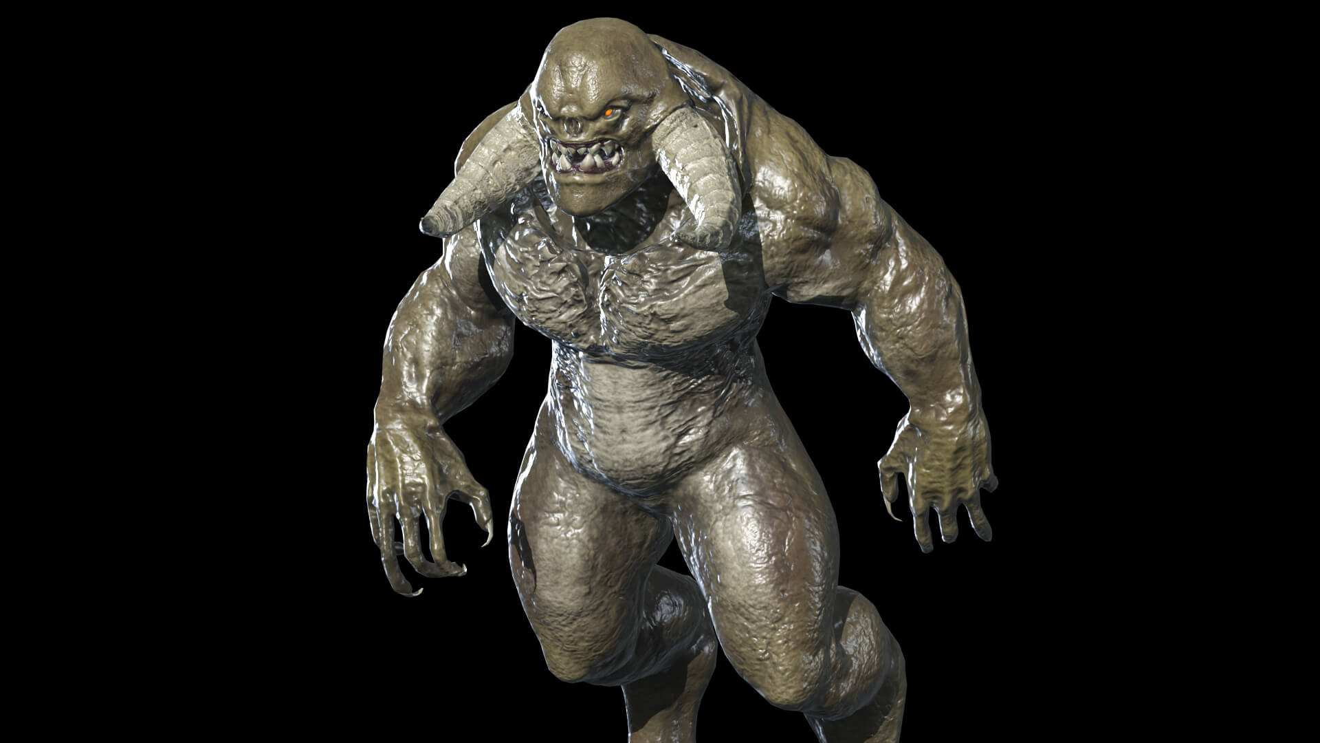 Big Demon 5 Monster - 3D Model by Phazan