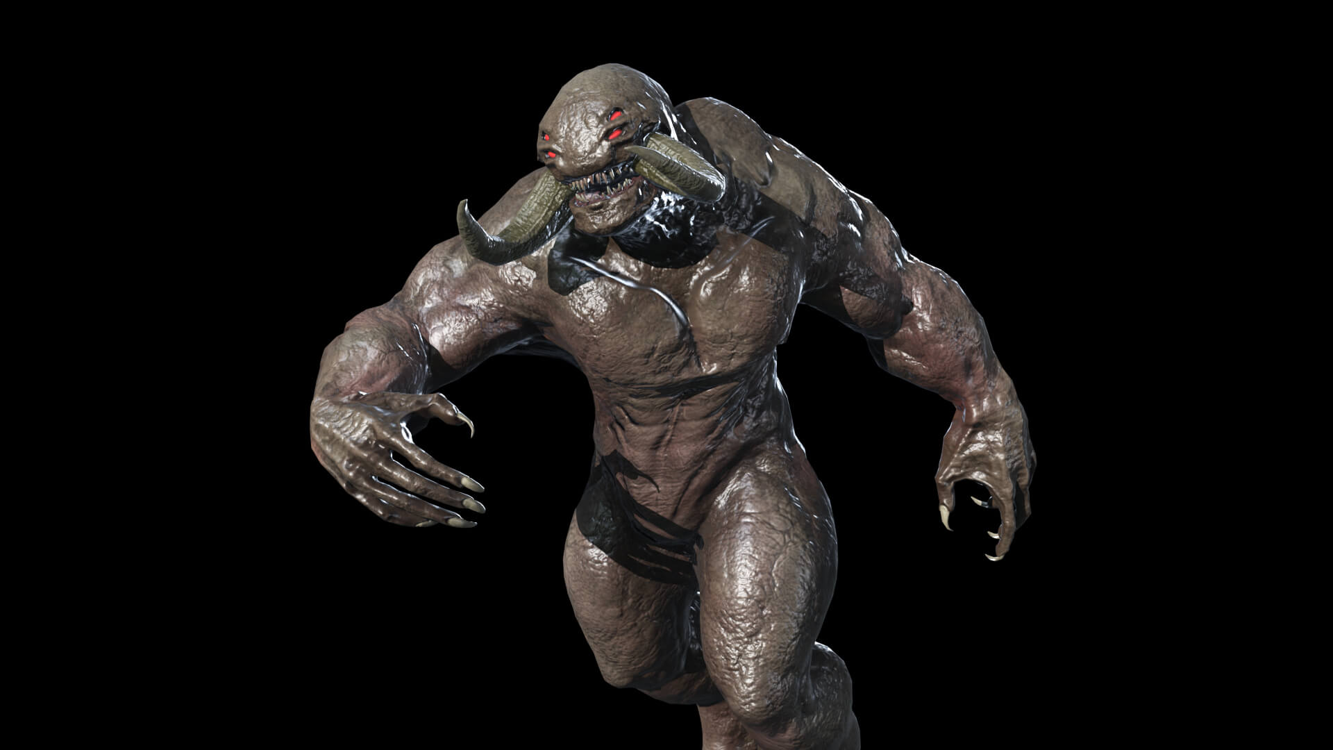 Big Demon 7 Monster - 3D Model by Phazan