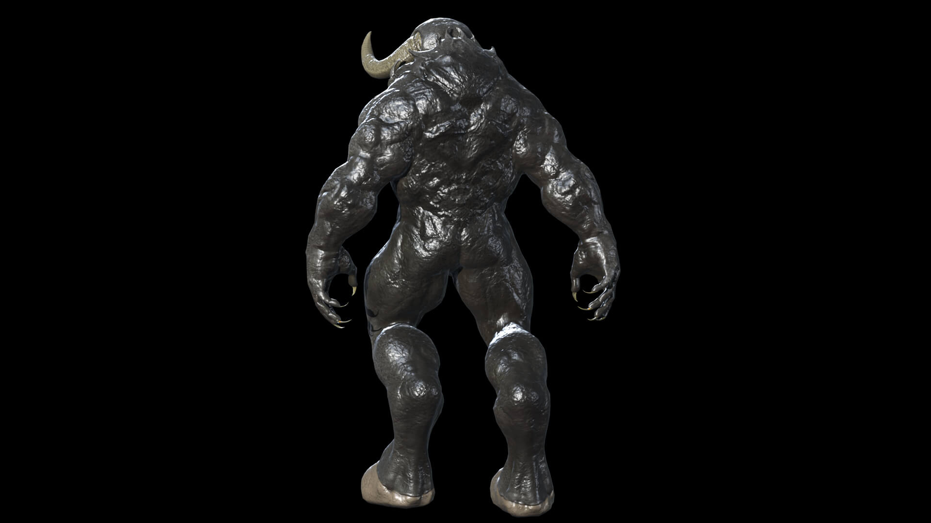 Big Demon 8 Monster - 3D Model by Phazan