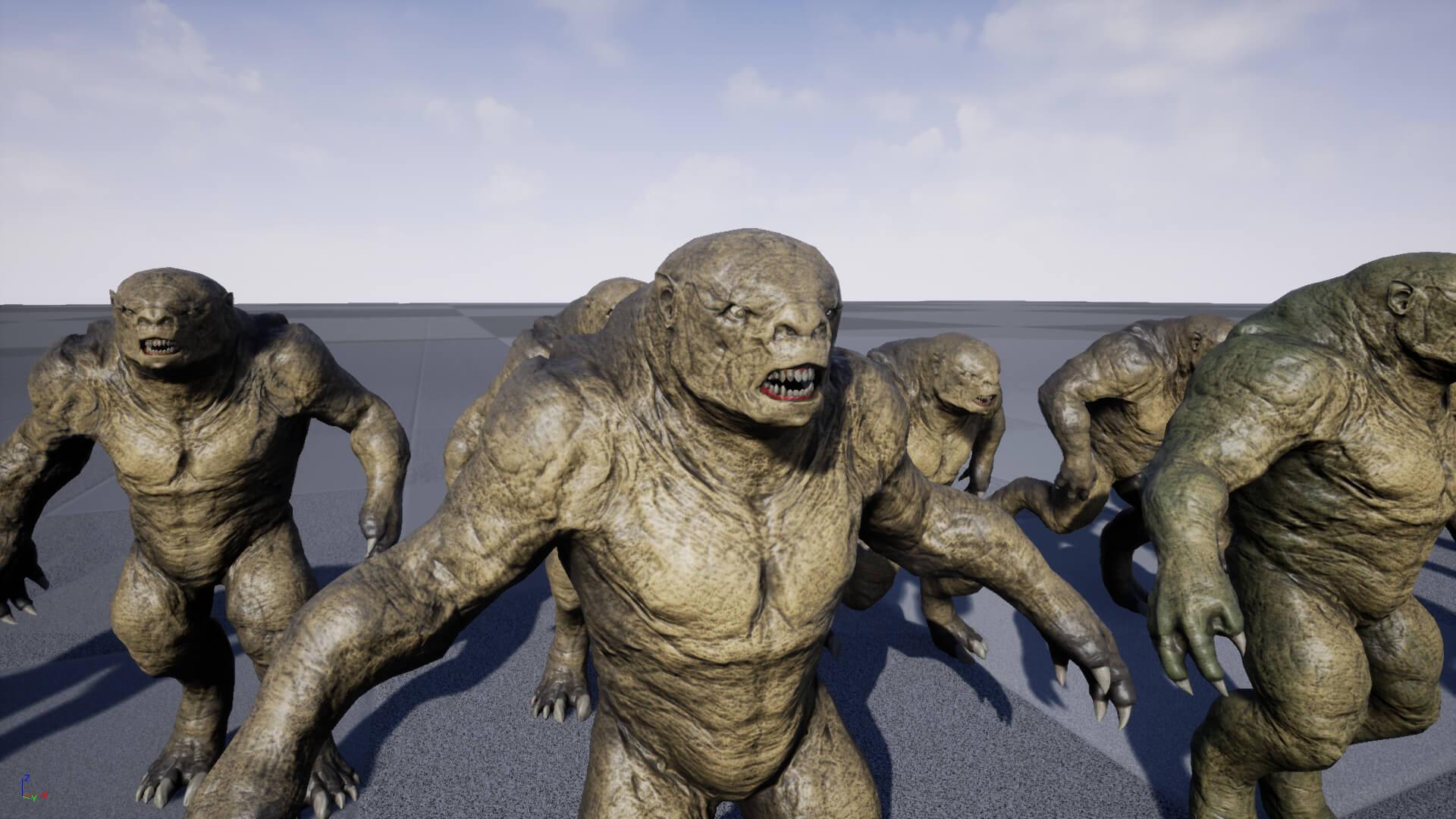 Big Monster Game Ready - 3D Model by Phazan