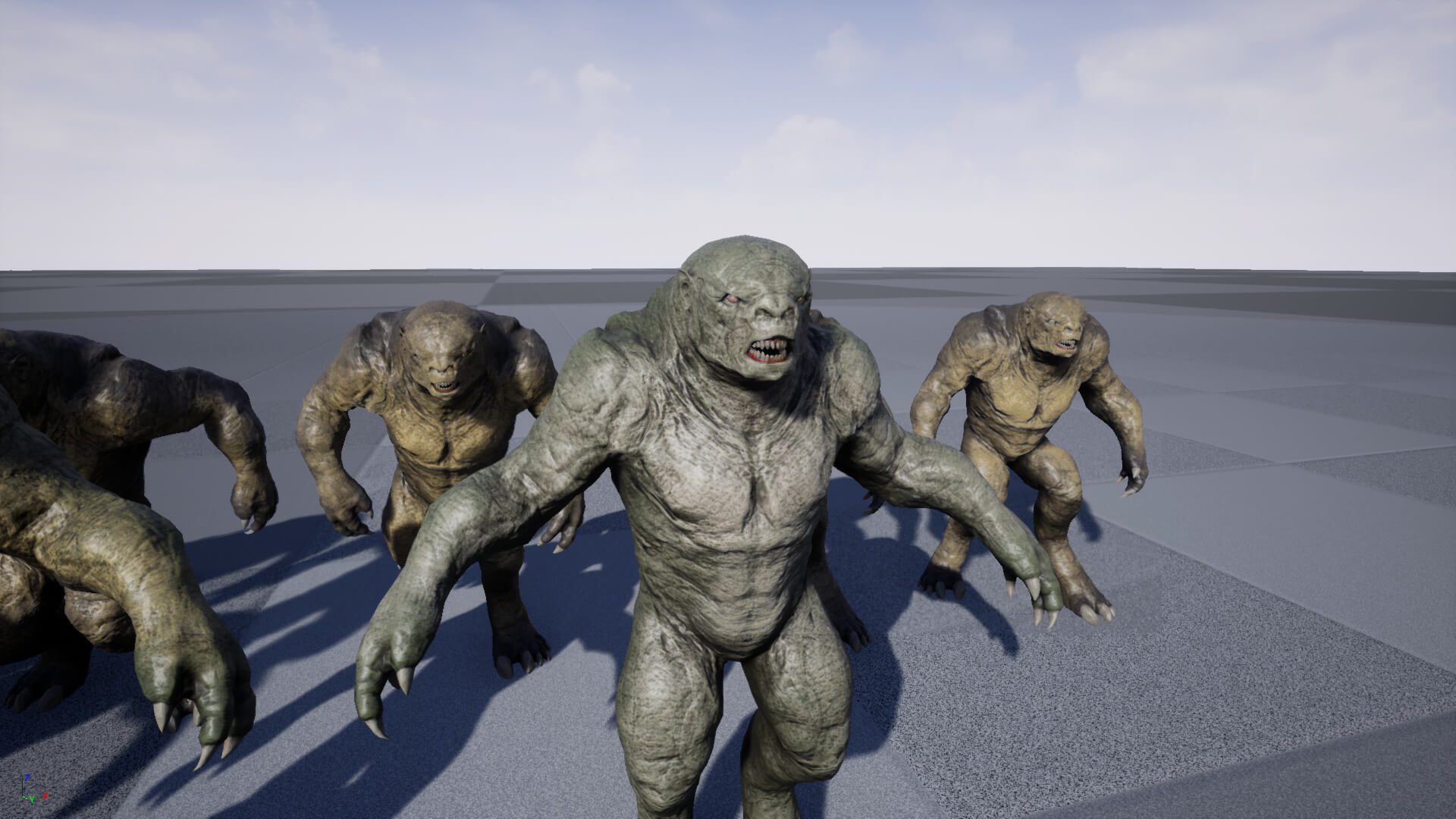 Big Monster Game Ready - 3D Model by Phazan