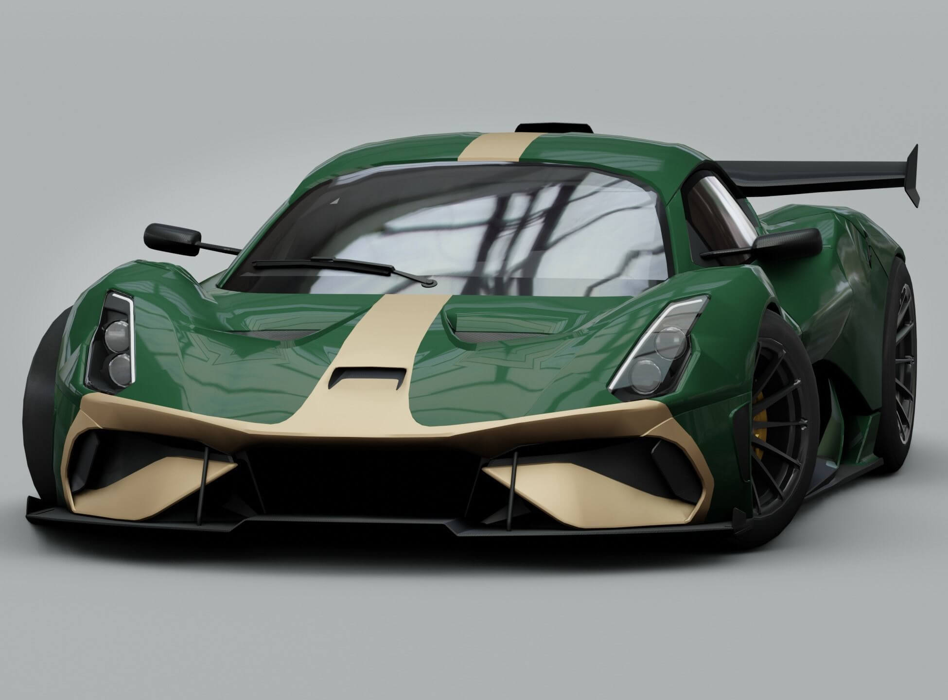 Brabham BT62 R - 3D Model by Phazan