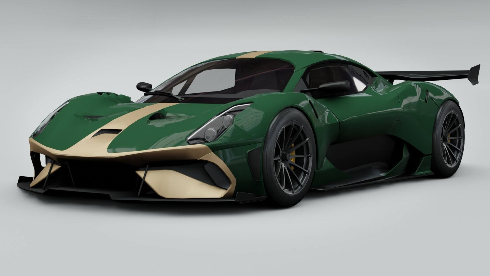 Brabham BT62 R - 3D Model by Phazan
