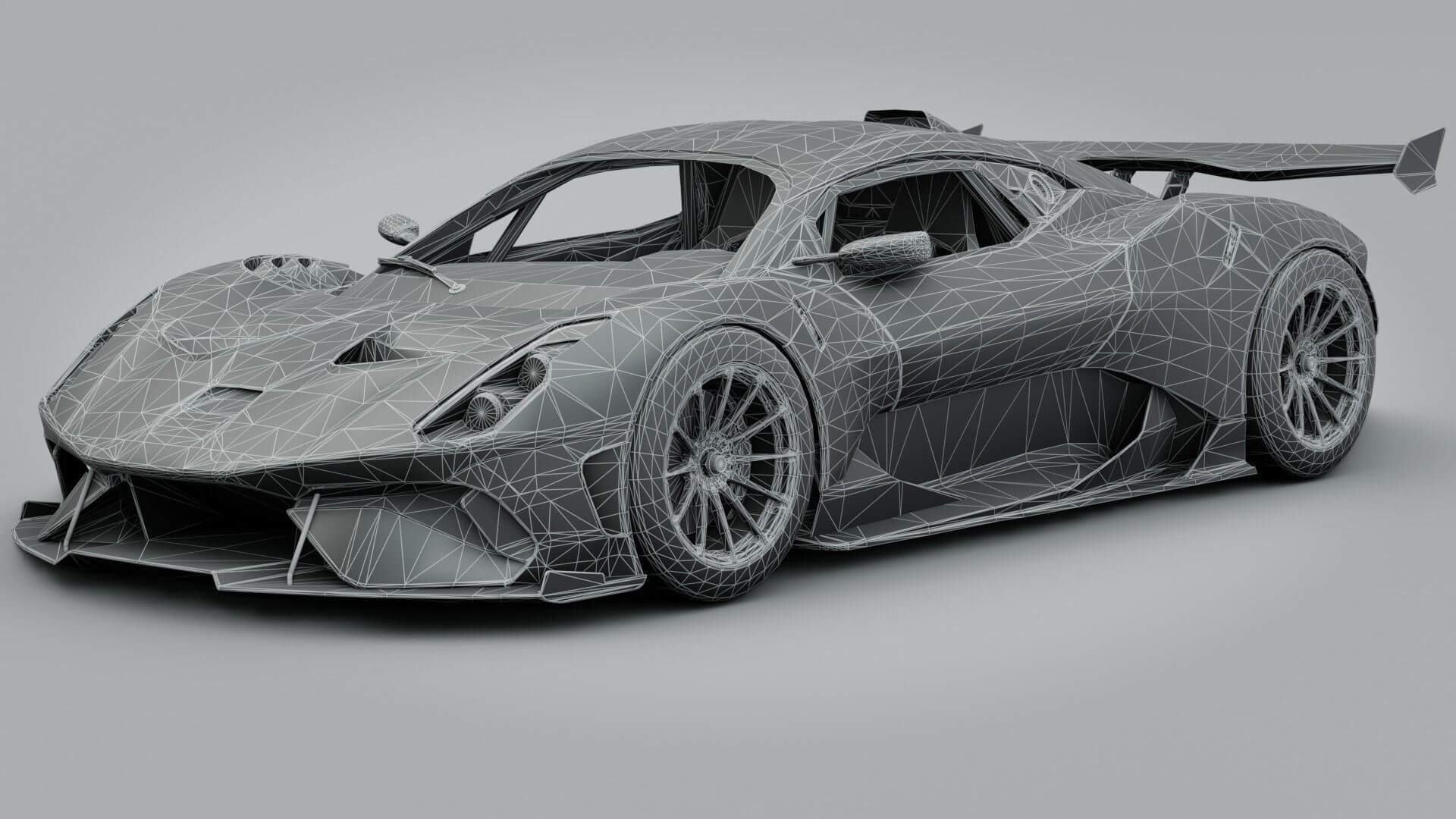 Brabham BT62 R - 3D Model by Phazan