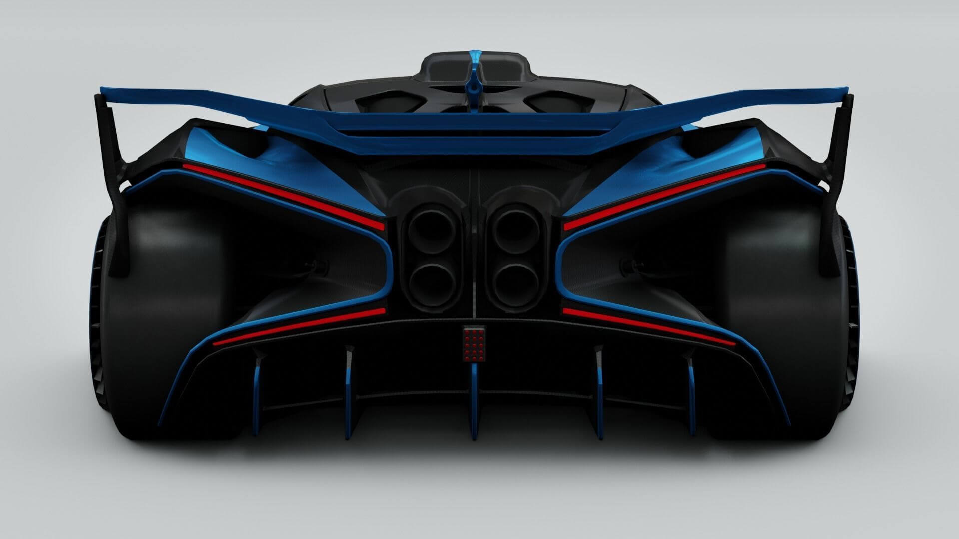 Bugatti Bolide - 3D Model by Phazan